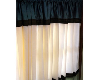 Color block curtains | Etsy