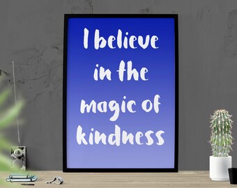 Kindness is magic | Etsy