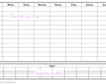 School timetable | Etsy