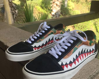 Bape vans | Etsy