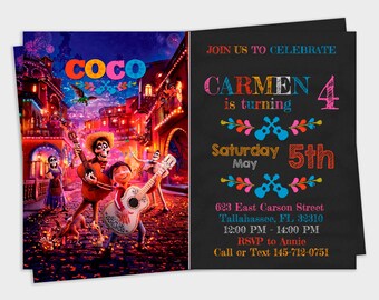 Coco invitations | Etsy