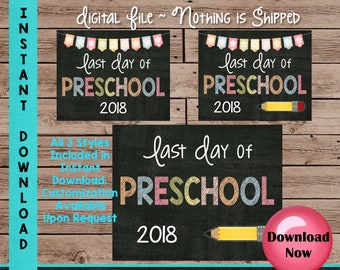 Preschool sign | Etsy