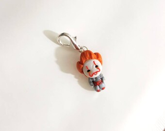 Polymer clay clown | Etsy