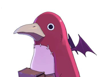 Prinny Penguin crochet pattern PDF amigurumi