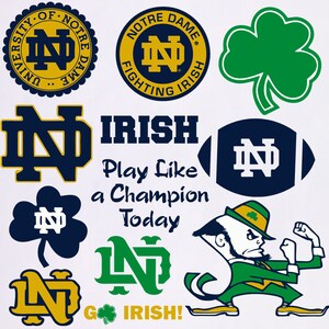 Notre dame logo | Etsy