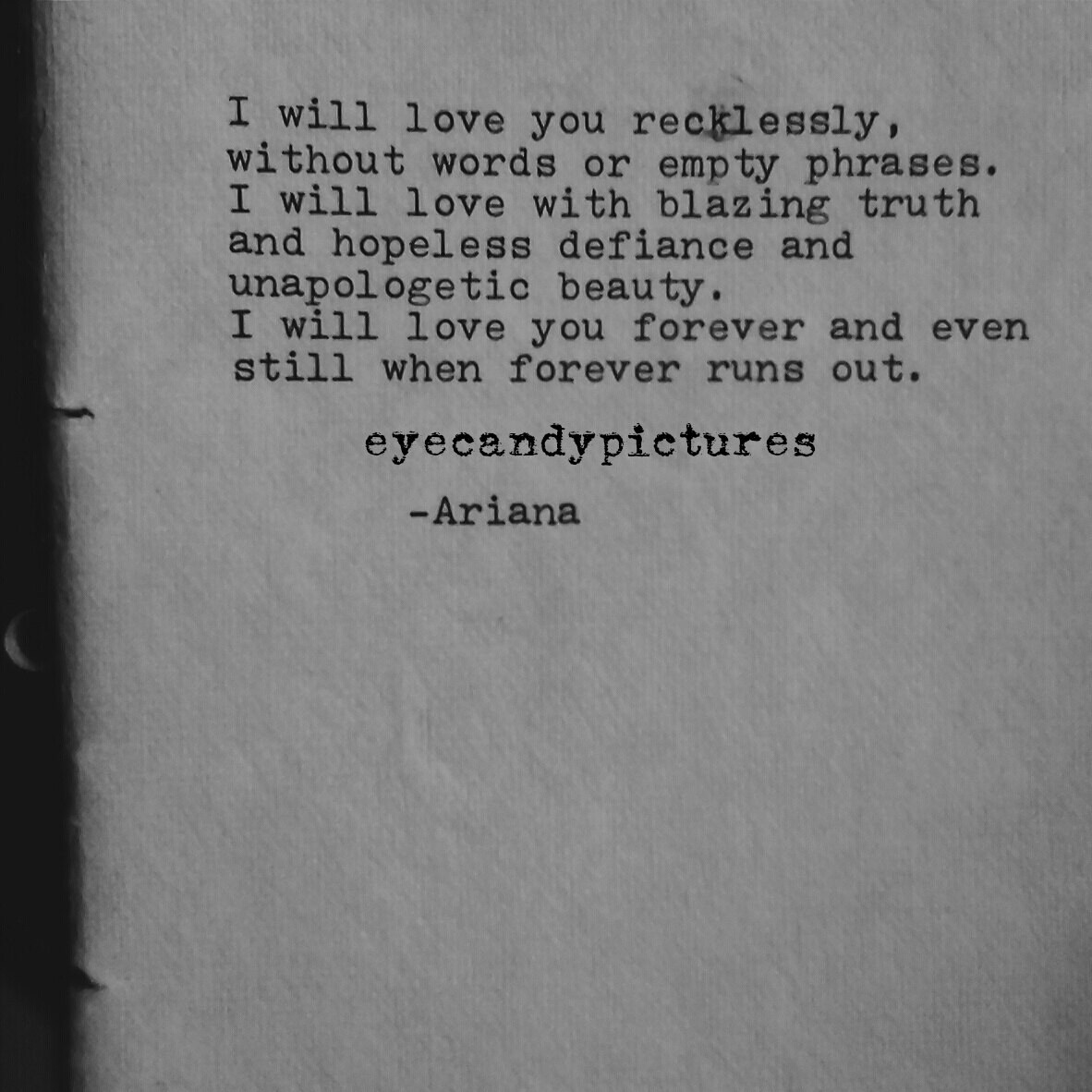 poetry original poem love letter typewritten poem typography