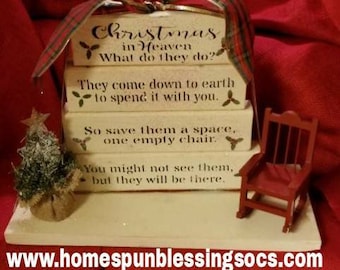 Empty chair poem | Etsy