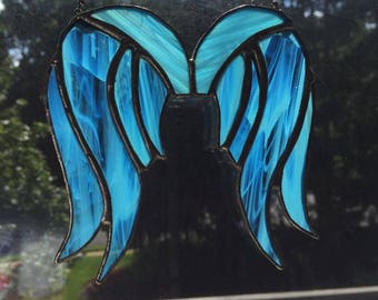 Glass angel wings | Etsy