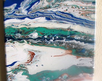 Flow art painting | Etsy