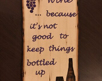 Wine sayings | Etsy
