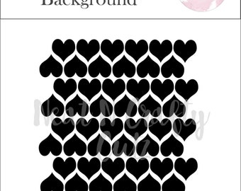 Hearts in a row | Etsy