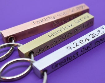 new dad gift keychain a sons first hero dad keychain