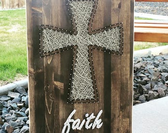String art cross | Etsy