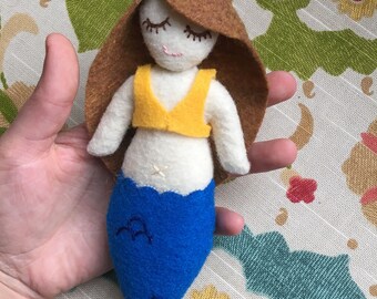 Felt mermaid | Etsy