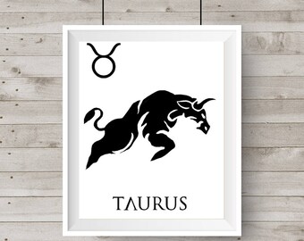 Sterling Silver Taurus Zodiac Sign Necklace