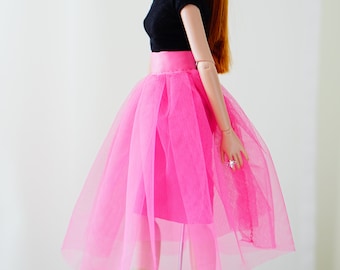 Pink tulle skirt | Etsy