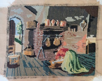 Finished needlepoint | Etsy