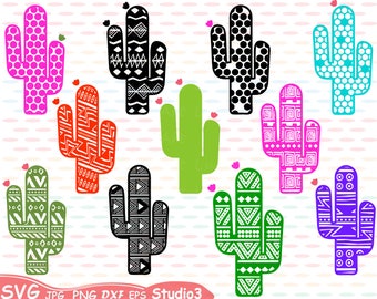 Aztec cactus svg | Etsy