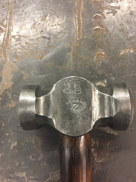 Blacksmith Rounding Hammer 2.5 Hand Forged by ROYER