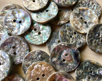 Abalone buttons | Etsy