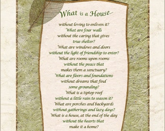 Housewarming poem | Etsy