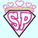 Super Princess and Crown Applique Embroidery Design 3 hoop