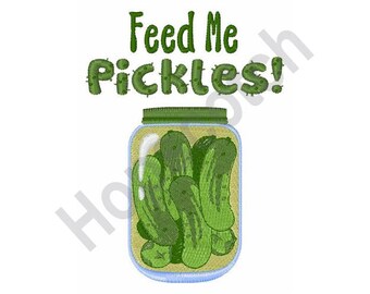 Pickle embroidery | Etsy