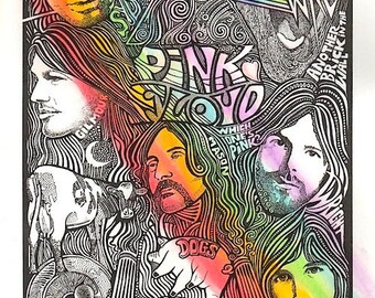 Pink Floyd Wood Portrait
