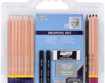 Sketch Kit Drawing Kit 18 Piece Pro Art Graphite and