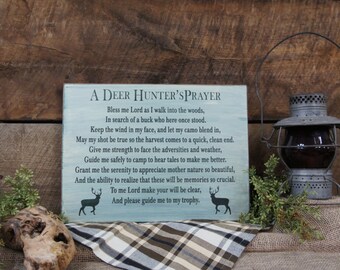 Hunters prayer | Etsy