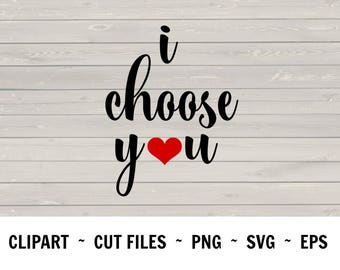 I choose you svg | Etsy