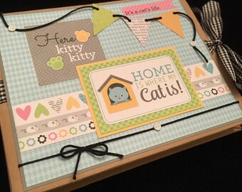 Scrapbook Album Premade Mini Spring