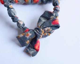 Fabric necklace | Etsy