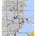 Miami Map Art / Miami Wall Art / Print / Poster / Modern Home