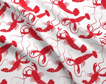 Lobster fabric | Etsy