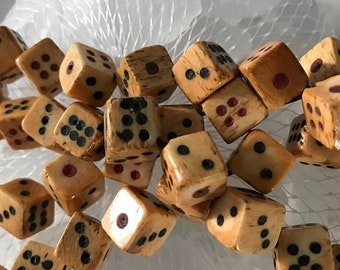 Bone dice | Etsy