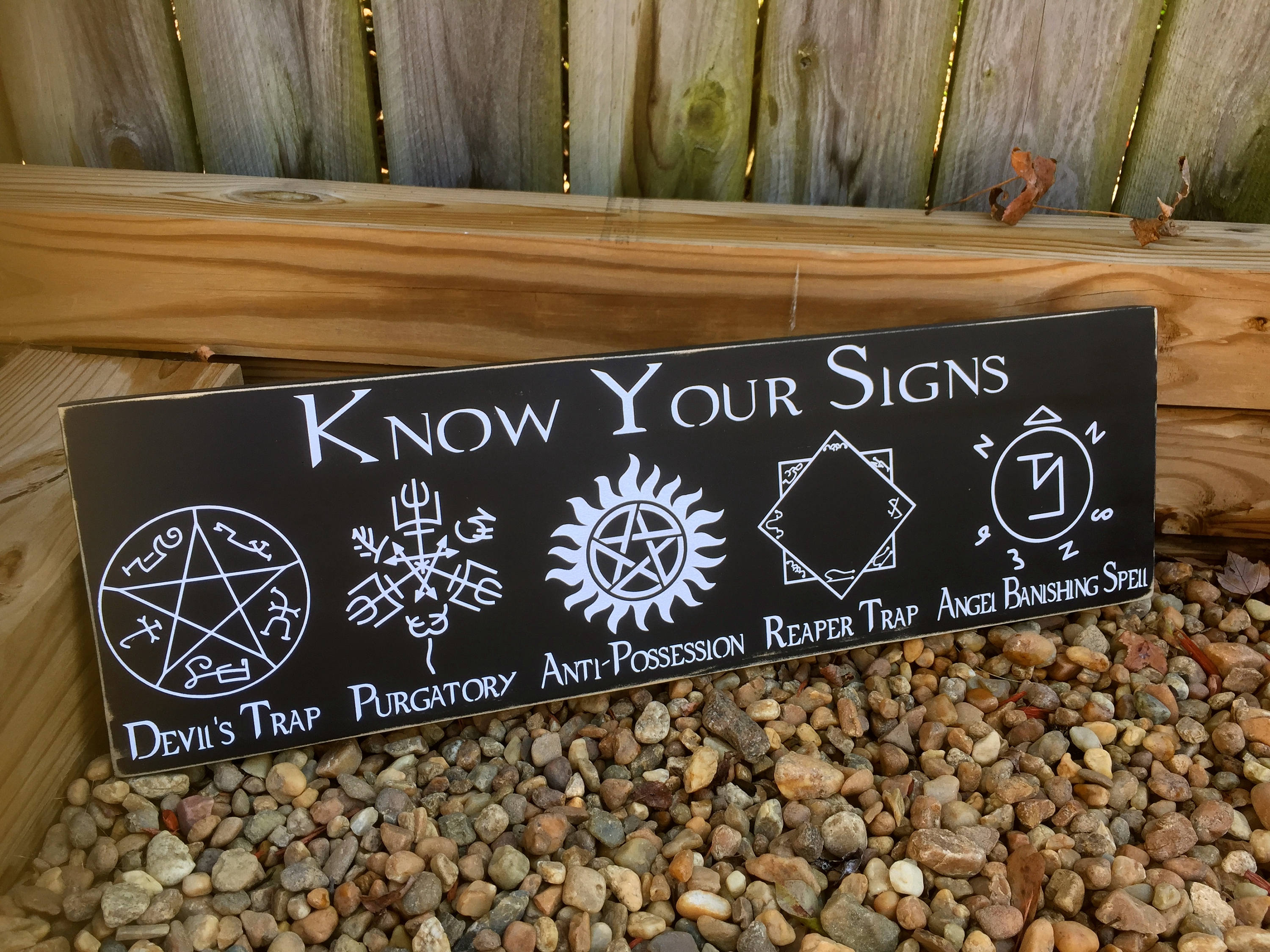Supernatural Sign Winchester Know your signs Movie Quote