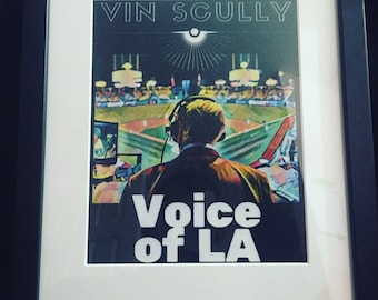 Vin scully | Etsy
