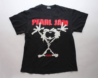Pearl jam t shirt | Etsy