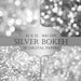 Bokeh Digital Paper silver bokeh silver glitter bokeh