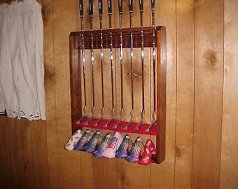 Golf club display | Etsy