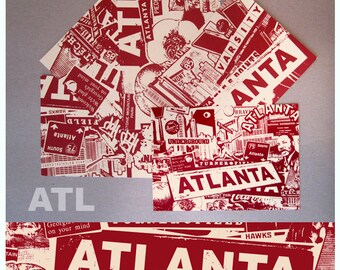 Atlanta postcards | Etsy