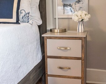 Rustic nightstand | Etsy