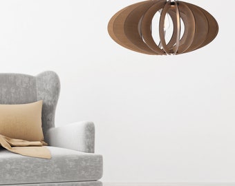 Wood light fixture | Etsy