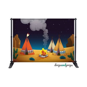 Camping backdrop | Etsy