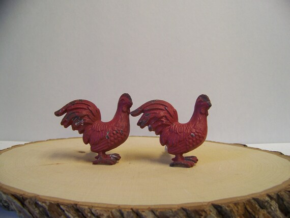 Rooster Knobs 2 Knobs Dresser Knob Farmhouse Knobs Drawer