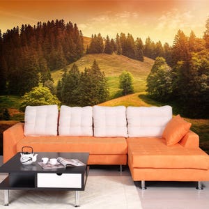 Sunset wall mural | Etsy