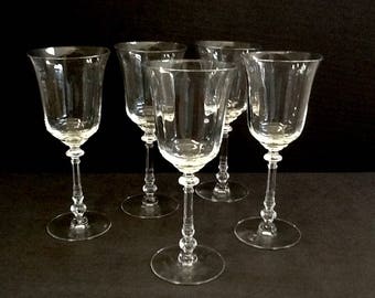 Flared wine glasses | Etsy