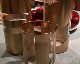 Beautiful Metallic Gold Round Vase Gold Wedding Vases