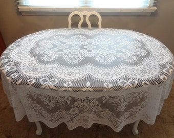 Lace tablecloth | Etsy